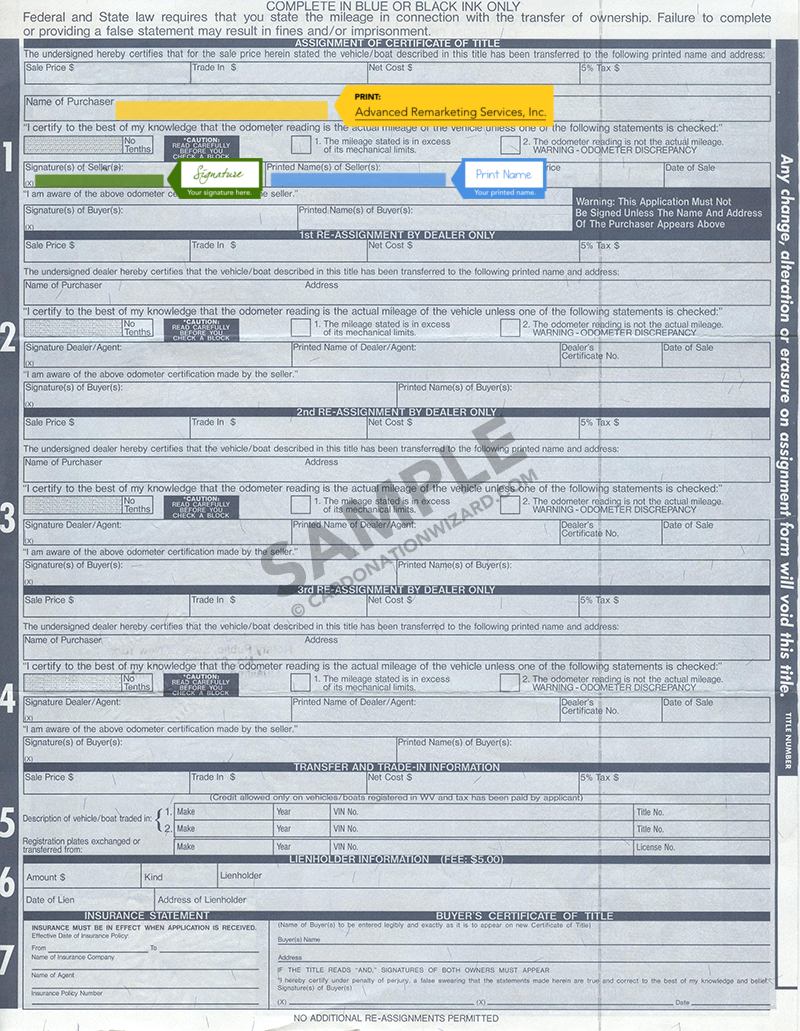 West Virginia Dmv Title Transfer Form - TransferForm.net West Virginia Dmv Title Transfer Form - TransferForm.net